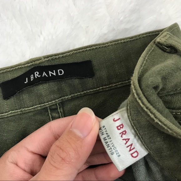 J Brand | Jeans | J Brand Roz Vin Mantis Green Moto Skinny Jeans | Poshmark